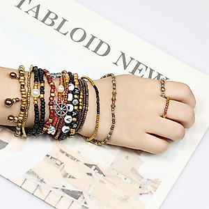 VOOMOLOVE 12/0 Glass Seed Beads About 15600pcs 24 Colors 2mm Loose Seed Beads Kit Bracelet Making Beads with 24-Grid Plastic Storage Box for Jewelry Making