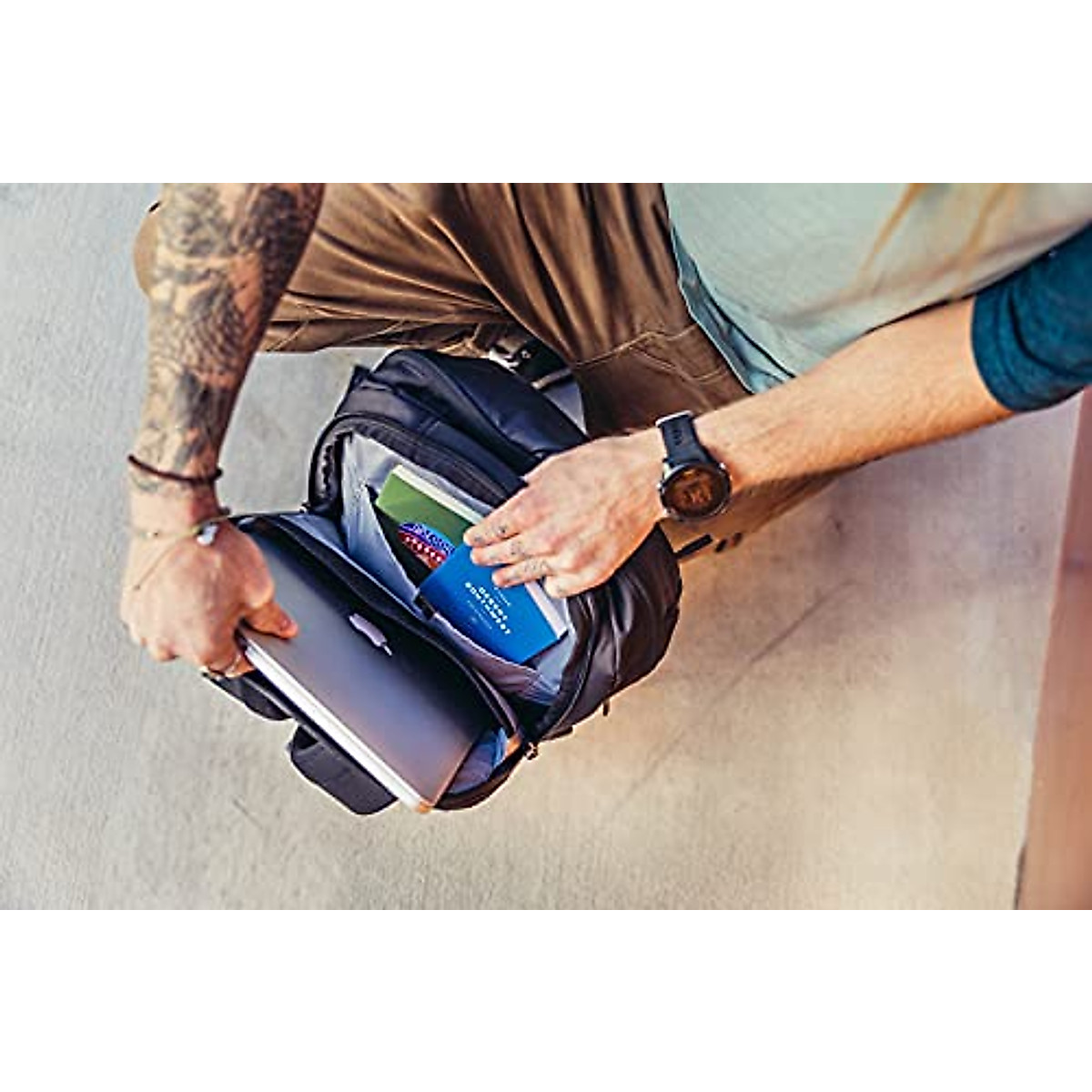 Gregory Mountain Products Border 25 Travel Backpack, Dark Forest, One Size