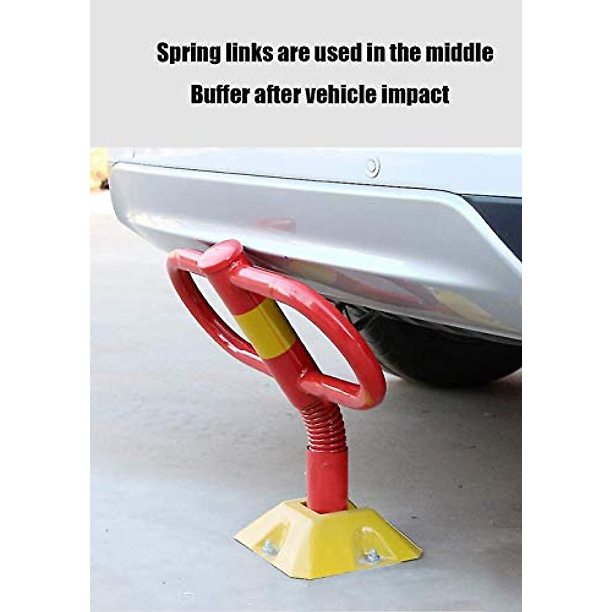 - Parking Barriers Lockable Metal Car Parking Lock Bezel, The Bezel and The Manual Parking Space-Saving, with Two Keys, As with a Reflecting Marker Bollard