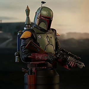 Diamond Select Toys Star Wars: The Book of Boba Fett: Boba Fett 1:6 Scale Bust,Multicolor,JAN221988