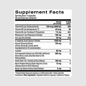 Prime Male Natural Testosterone Booster 120 Capsules