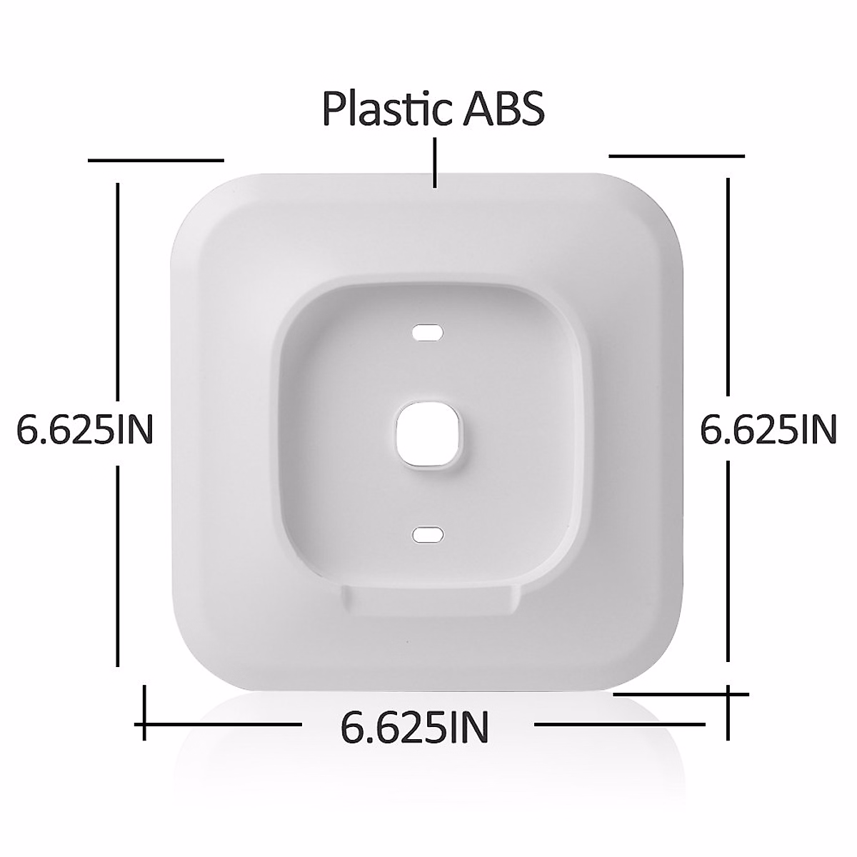 Wall Plate Bracket Cover for Ecobee3 lite Smart Wi-Fi Thermostat (White)