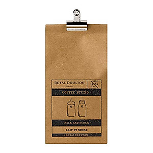 Royal Doulton Coffee Studio Milk & Sugar Set, 4 oz, Grey