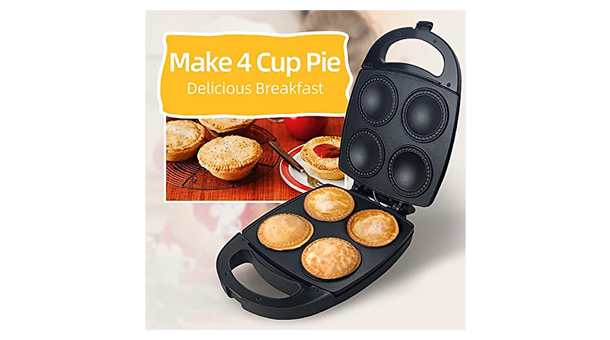Aoruru Electric Pie Maker: Quick & Easy Mini Pies & Quiches
