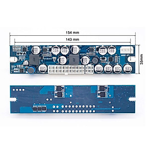 RGEEK 1106 DC to DC ATX PSU 12V 300W Pico ATX Switch PSU 24pin Mini ITX PC Power Supply for Computer
