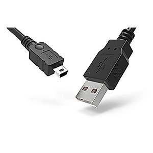 GPS Charger Cable, Ancable 6 Feet USB A Male to Mini 5 Pin Data Transfer Charging Cable Cord Compatible for Garmin Navigator Nuvi 50lm 2555lmt 2595lmt 40lm 1300 255w GPS System