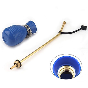 Sbestily Bug Treatment Powder Duster/Large Diatomaceous Earth Bulb Duster/Powder Applicator/Garden Applicator/Bulb with Long Copper Tube for Indoor and Outdoor Insect Treatment Blue