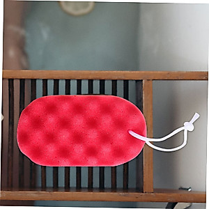 LALAFINA 6pcs Three Layer Bath Sponge Body Wash Scrubber Scalp Scrubber Cleaning Sponge Body Shower Sponges Foam Sea Sponge Handheld Bath Scrubber Bath Shower Sponge Bath Exfoliating Sponge