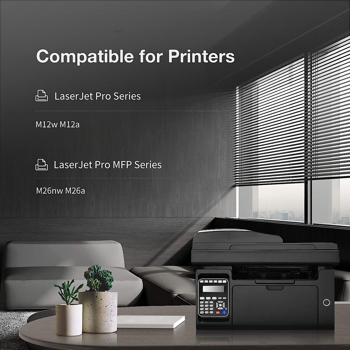 LEMERO Compatible Toner Cartridge Replacement for HP 79A CF279A to use with Laserjet Pro M12w M12a MFP M26nw M26a (Black, 2-Pack)