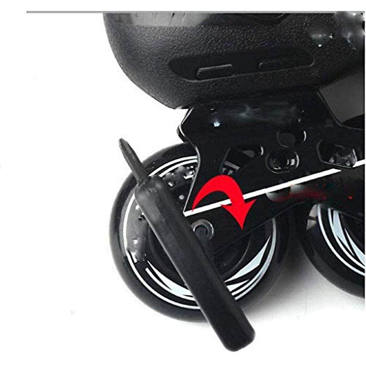 LOGANUSJ Roller Skates Brakes Pads Adult Inline Roller Skate Shoes Replacement Accessories for Adult Skates with Wheels Less Than 80mm (2PCS)