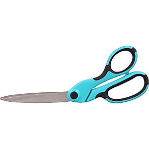 SINGER 00562 9-1/2-Inch ProSeries, 3-Pack Heavy Duty Bent Sewing Scissors Teal