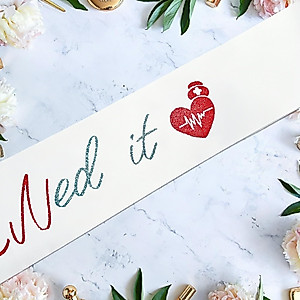 Decorit Earned it Sash, Nurse Graduation Sash for Celebrations, Senior Class of 2024 Sash, Congrats Grad Decorations, Nurse RN Graduation Gift Idea, RN, BSN, NP, CRNA, CNM, LPN, NR