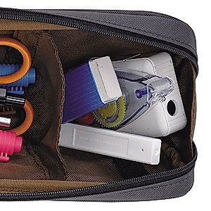 LIHITLAB Pen Case, 9.4 x 1.8 x 3 inches, Black (A7552-24)