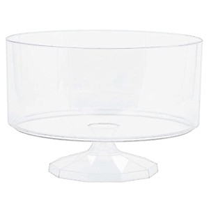 Amscan Medium Plastic Trifle Container - 7 3/8' | Clear | 1 Pc.