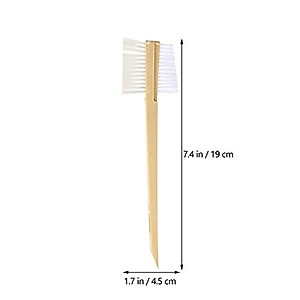 VICASKY 4 Pcs Car Engine Detailing Brushes Double Head Auto Wheel Rim Detailing Brush Long Handle Car Tire Brush for Cleaning Wheels Engines Trim Interior Exterior