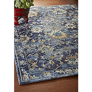 LR Home Gala Collection Area Rug, 8'9" x 11'9", Indigo Multi