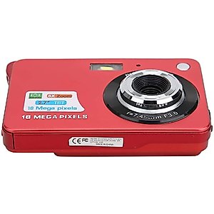 Digital Cameras for Photography Portable Camera, 8X Zoom Digital Camera, with 2.7 Inch TFT LCD Screen and Built-in Microphone, 1280x720 High Definition Video Camera, Auto Focus, Support SD (Color : A