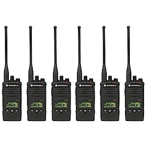 6 Pack of Motorola RDU4160D Two Way Radio Walkie Talkies