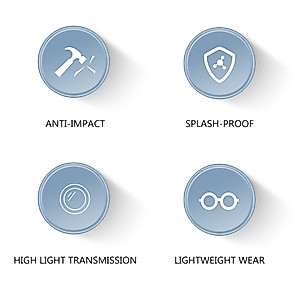 SooGree Sports Glasses for Men Womens,Protective Eyewear Sunglasses Polarized Sports Cycling Glasse(Black frame black pad),Anti Fog Shock Absorption with Adjustable Strap