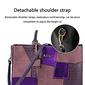 MEEEM Women Fashion Handbags Wallet Tote Bag Soft Faux Leather Tote Shoulder Bag, Big Capacity Tassel Handbag (beige)