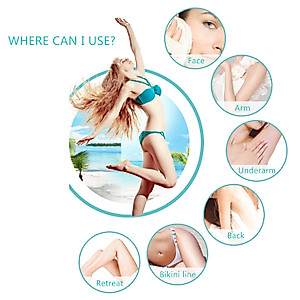 Vtrem 100g Hard Wax Beans Painless Hair Removal kit with 20pcs Wax Spatulas Strawberry Flavor Solid Depilatory Wax for Face, Eyebrow, Back, Chest, Bikini Areas, Legs (Red)