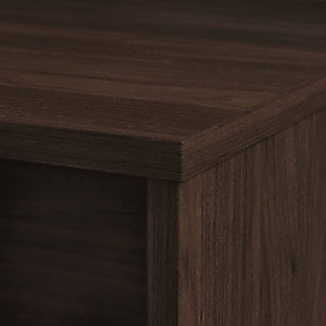 Bush Business Furniture Studio C 72W x 30D L Shaped Desk with 42W Return in Black Walnut