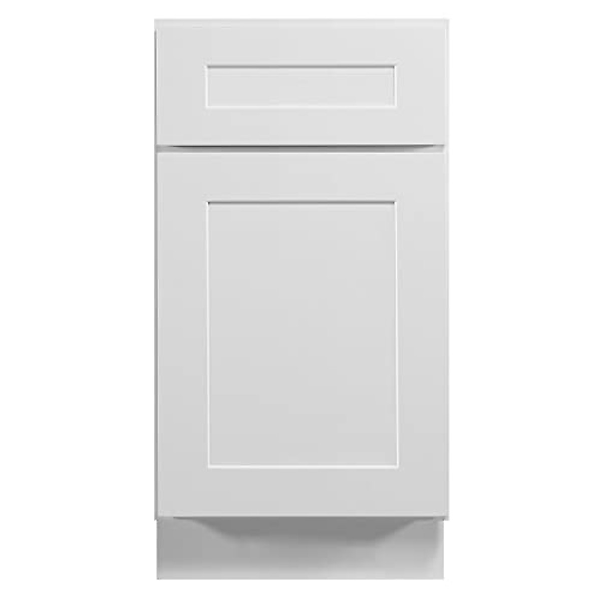 Design House Brookings Unassembled Shaker Base Kitchen Cabinet 18x34.5x24, White, 18