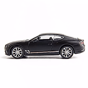 RMZ City 1:36 for Diecasting Alloy Car Model Bentley Continental GT Toy Car, Pull Back Vehicles Toy Car for Toddlers Kids Boys Girls Gift Black