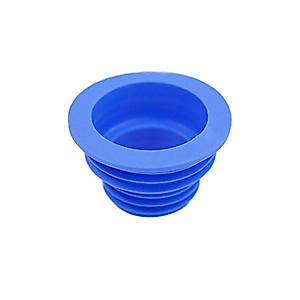 KRISMYA 3 Pack Drain Pipe Hose Silicone Plug,Washing Machine Drain Hose Seal - Silicone Sealing Plug Kitchen Pipe Sewer Seal Ring Washing Machine Laundry Room Bathroom Bathtub
