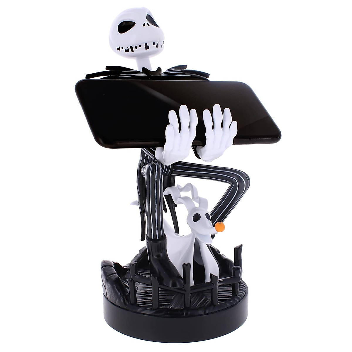 Exquisite Gaming Cable Guys: Disney/NBX Jack Skellington Phone Stand & Controller Holder - Officially Licenced Figure Medium