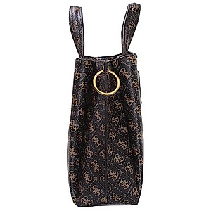 GUESS Zed Girlfriend Carryall, Brown Logo