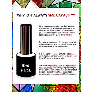 MEFA Fall Gel Nail Polish Set 23 Pcs, 20 Colors Autumn Halloween Brown Burgundy Orange Glitter Dark Green Blue Nail Gel Kit Nail Art with Glossy&Matte Top Base Coat, Manicure DIY Salon Gifts