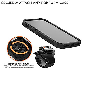 Rokform - iPhone 13 Mini Crystal Case + Universal Bike Phone Mount