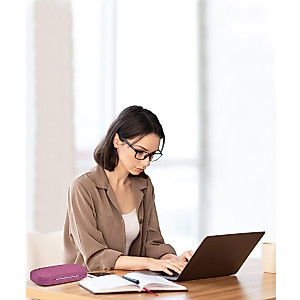 RayLove Hard Shell Eyeglasses Case, 3 Pack Unisex Protective Case for Glasses