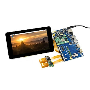 Compute Module 4 IO Board with PoE Feature for All Raspberry Pi Compute Module 4,Integrates 802.3af-Compliant PoE Circuit,4X USB 3.2 Gen1 Ports,2X MIPI DSI Display/CSI-2 Camera Connectors