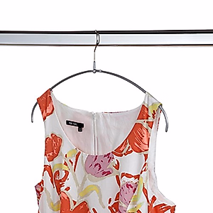 Mawa by Reston Lloyd Euro Ultra Light/Thin Series, Non-Slip Space-Saving Clothes Hanger for Shirts & Dresses, Style 40/PT, Set of 20, White