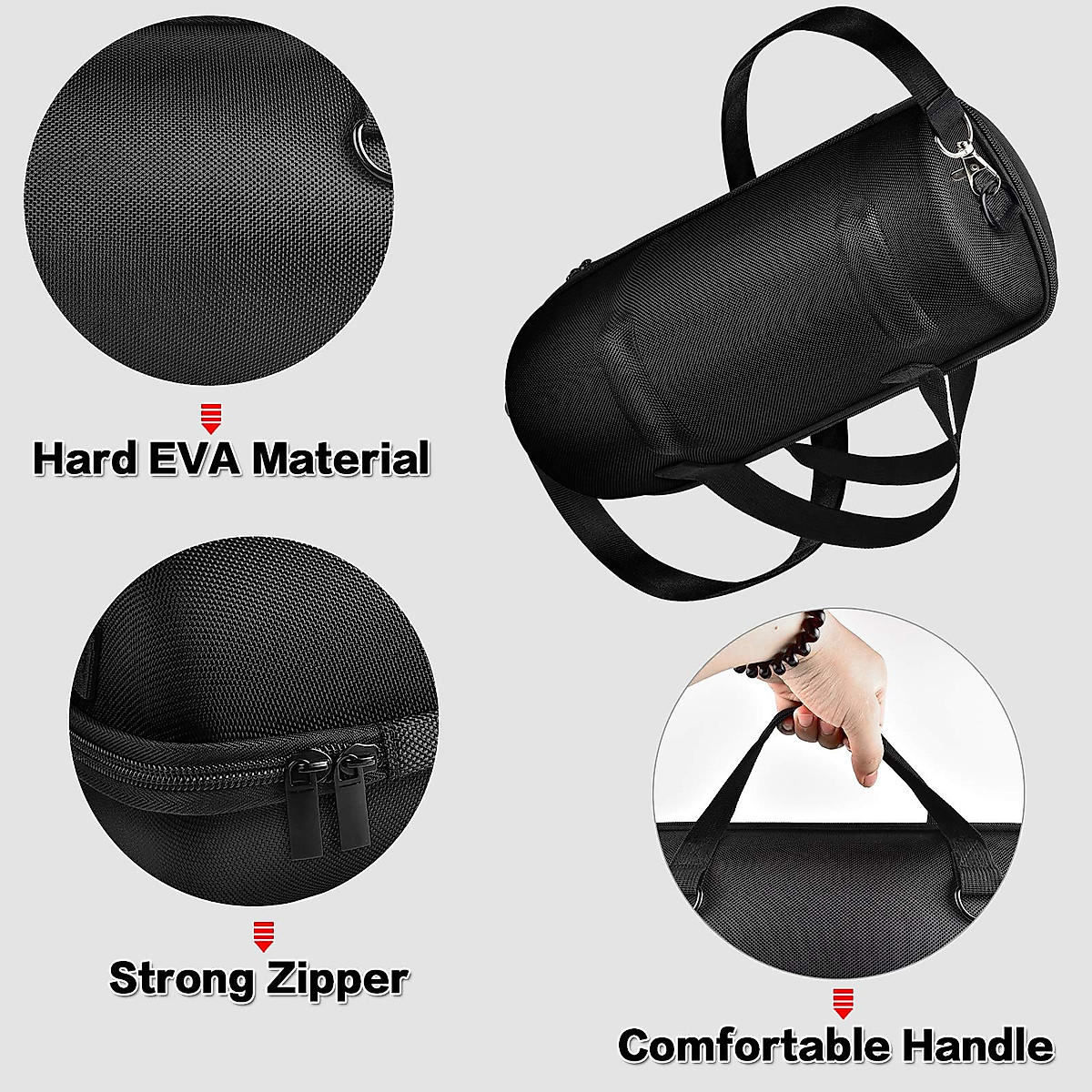 Hard Case for JBL Extreme/Lifestyle Xtreme 2/ Xtreme 3 Portable Bluetooth Speaker, Travel Carrying Storage Holder Bag Fit for Charger Adapter and Accessories