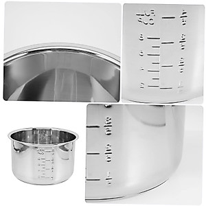 JOEBO Aroma Rice Cooker Rice Cooker Inner Pot Rice Cooker Liner Stainless Steel Double Bottom Power Pressure Cooker Inner Pot Rice Cooker 10 Cup