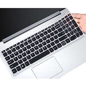 Keyboard Cover for Lenovo IdeaPad 3 15 15.6 17.3, Lenovo Yoga C740 C940 15.6 / Yoga 9 9i 15.6 / ideaPad L340 S340 320 330 330s 340s V330 520 720s 130 S145 15.6 / ideaPad 320 330 17.3 inch -Black