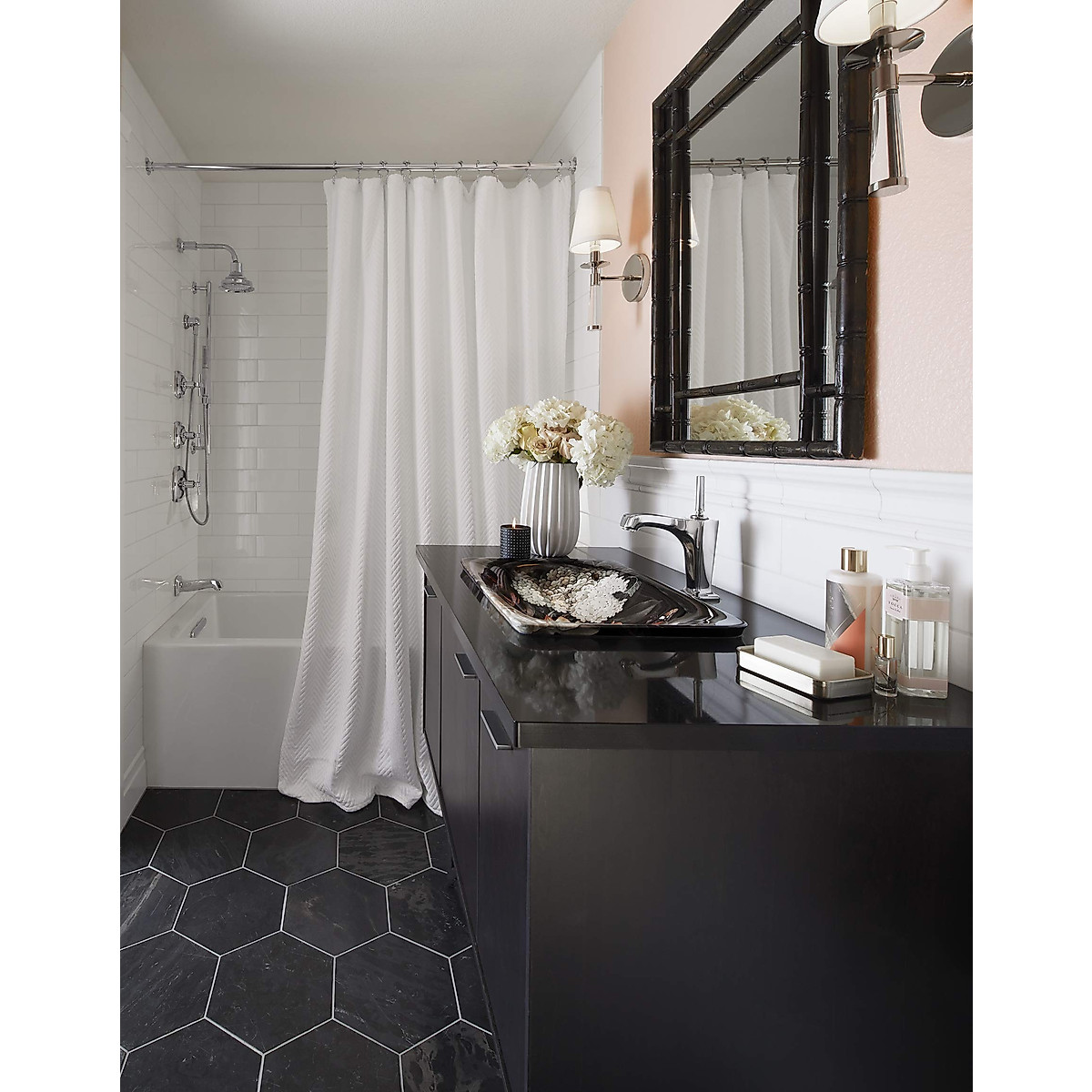 KOHLER K-20202-LA Underscore Rectangle 60-Inch x 32-Inch Alcove Bath with Integral apron, integral flange and left hand drain, White