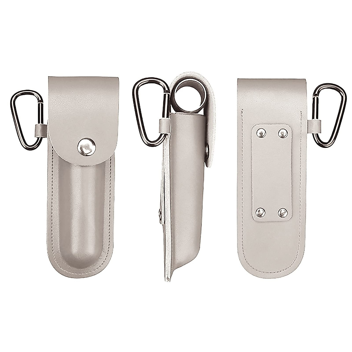 Wood Auger Drill Bit, 1.5" Survival Settlers Tools Scotch Eye Auger Bushcraft Gear And Equipment Manual Wood Auger Peg And Hole Maker Multitool With Leather Case For Camping And Outdoor Backpack (Beige)