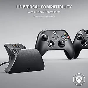 Razer Universal Quick Charging Stand for Xbox Series X|S: Magnetic Secure Charging - Perfectly Matches 20th Anniversary Xbox Wireless Controller - USB Powered (Controller Sold Separately)