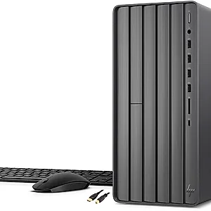 HP 2022 Newest Envy Desktop, Intel Core i7-10700 Processor, 32 GB RAM, 2TB SSD Storage + 1TB HDD, Wi-Fi 5, Windows 11 Pro, USB Wired Keyboard and Mouse Combo