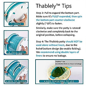 2-in-1 Portable Kids Potty Trainer, Travel Potty for Car Potty for Toddler, Folding Travel Potty Seat for Toddler with Liners, Bag (Tall Lemon)