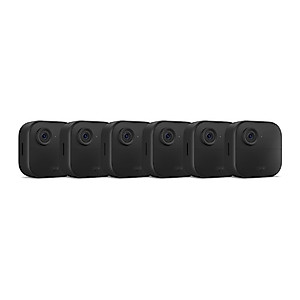 Blink Outdoor 4 (4th Gen) – Wire-free smart security camera, two-year battery life, two-way audio, HD live view, enhanced motion detection, Works with Alexa – 6 camera system