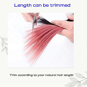 REDMENCO Colored Clip in Hair Extensions 12 Pieces for Women Kids Girls, 16 Inch Wavy Curly, Blue and Teal Blue Colorful