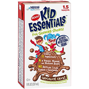 Boost Kid Essentials 1.5 Balanced Nutritional Drink, Vitamin, Mineral and Nutrient Blend (Chocolate Craze, 8 Fl Oz (Pack of 27))