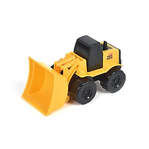 Micro Mini Construction Vehicles – Set of 5 Toy Cars and Trucks for Kids | Sensory Bin for Boys | Excavator Bulldozer Dump Truck Cement Mixer | Free Wheeling with Moving Parts – Maxx Action