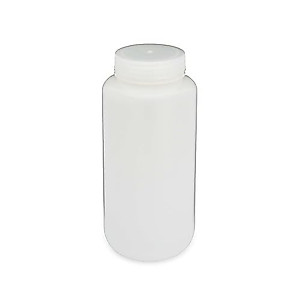 labForce | Durable HDPE Wide Mouth Round, HDPE with PP Closure | BPA and Phthalate free | 1000mL (Case of 24)