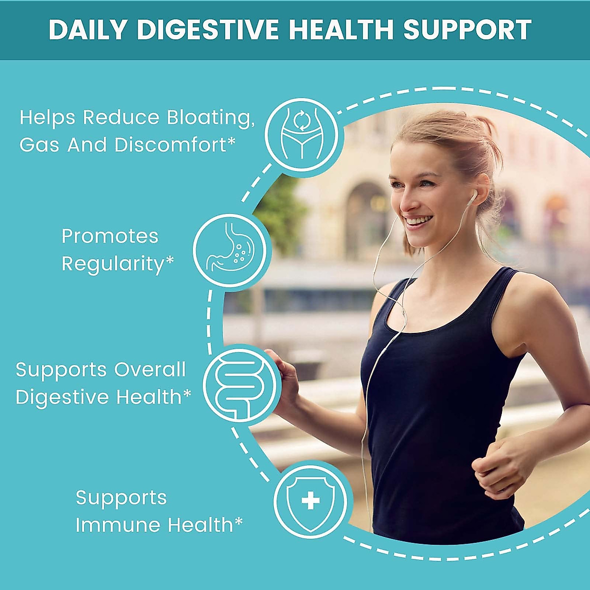 Zentastic Probiotics & Prebiotics Supplement - 50 Billion CFU - for Men & Women’s Immune & Digestive Health - 16 Strains - Shelf Stable - 60 Delayed Release Veggie Capsules